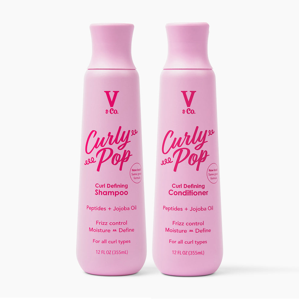Curly Pop Curl Defining Shampoo & Conditioner – V&Co. Beauty