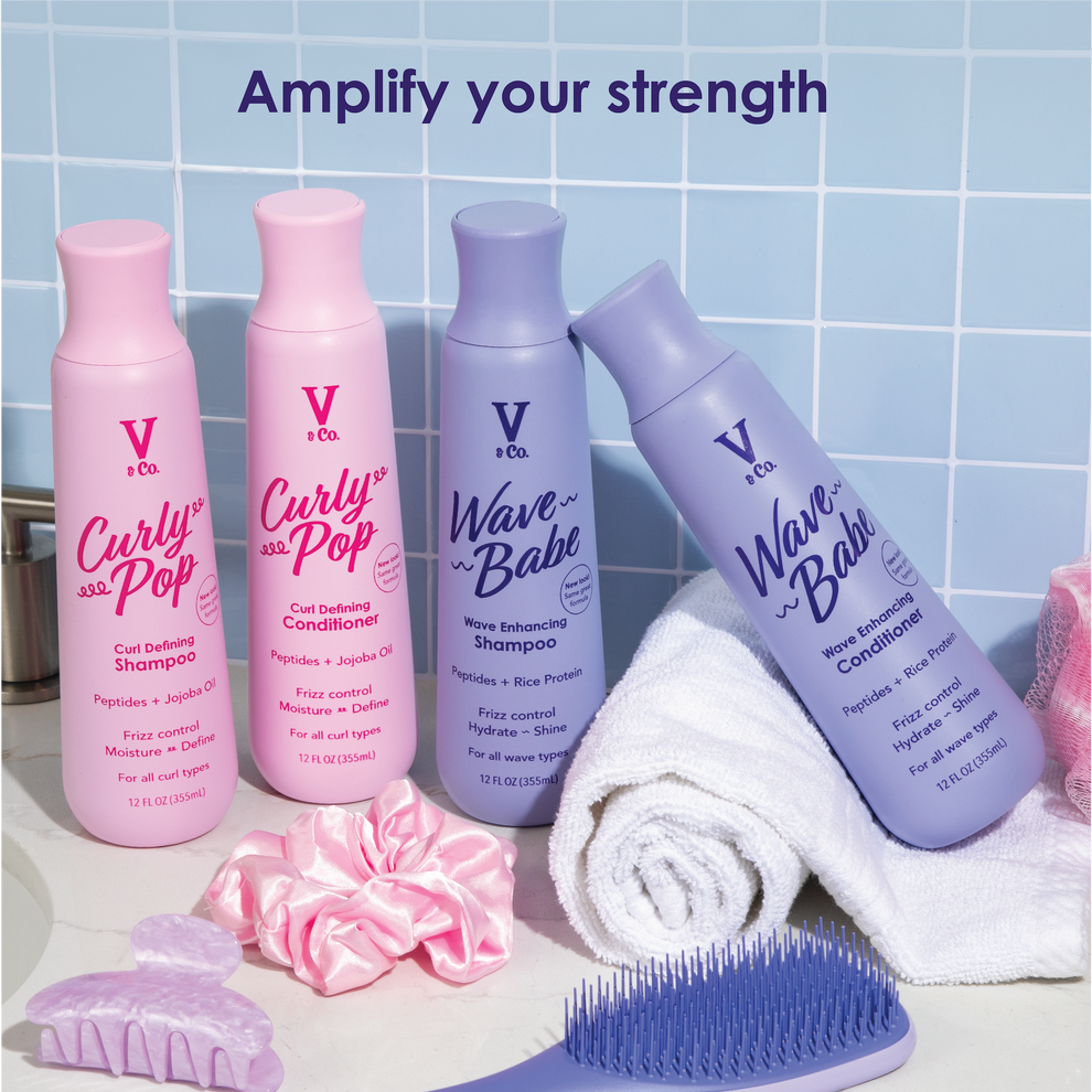 Wave Babe Wave Enhancing Shampoo & Conditioner – V&Co. Beauty