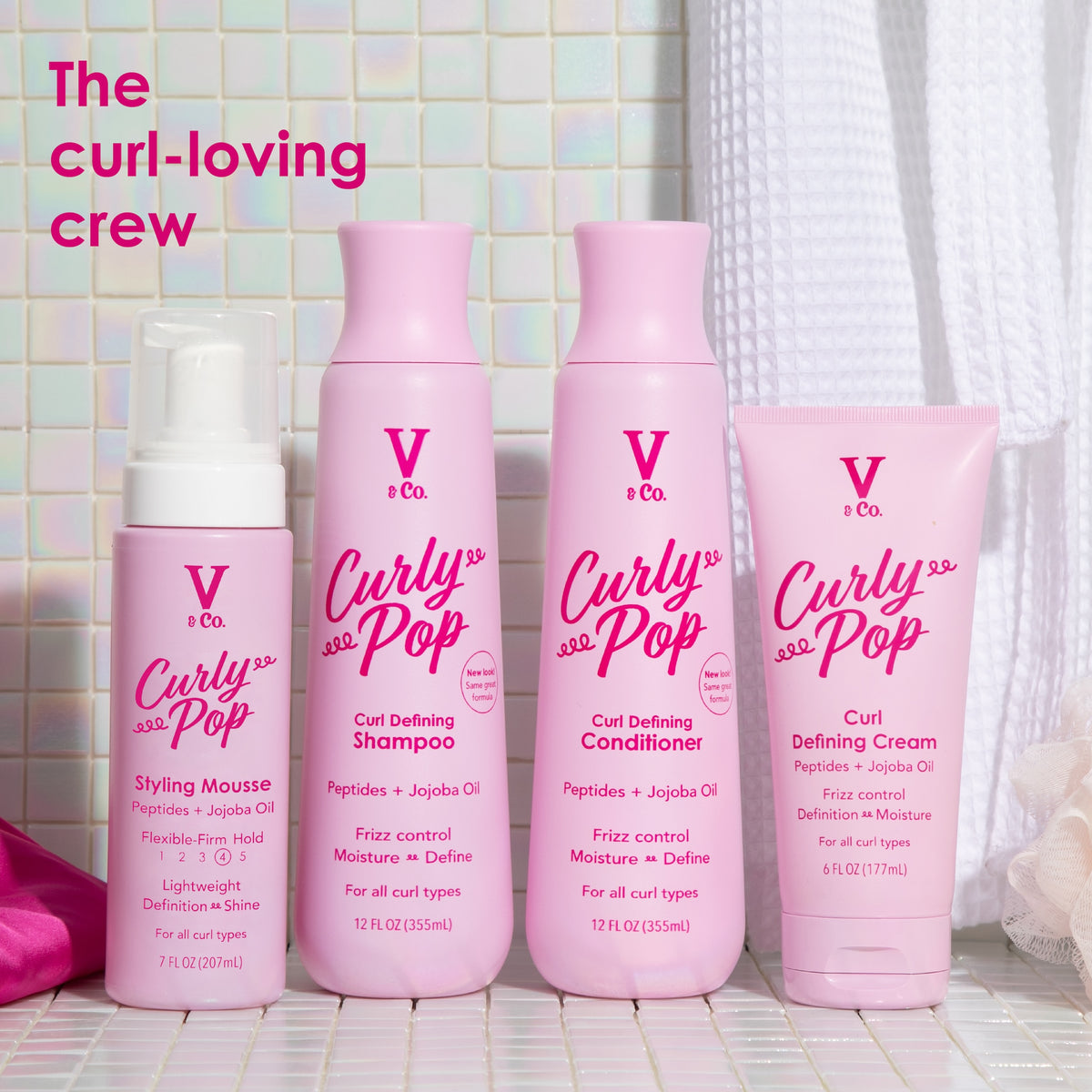Curly Pop Curl Defining Shampoo & Conditioner – V&Co. Beauty